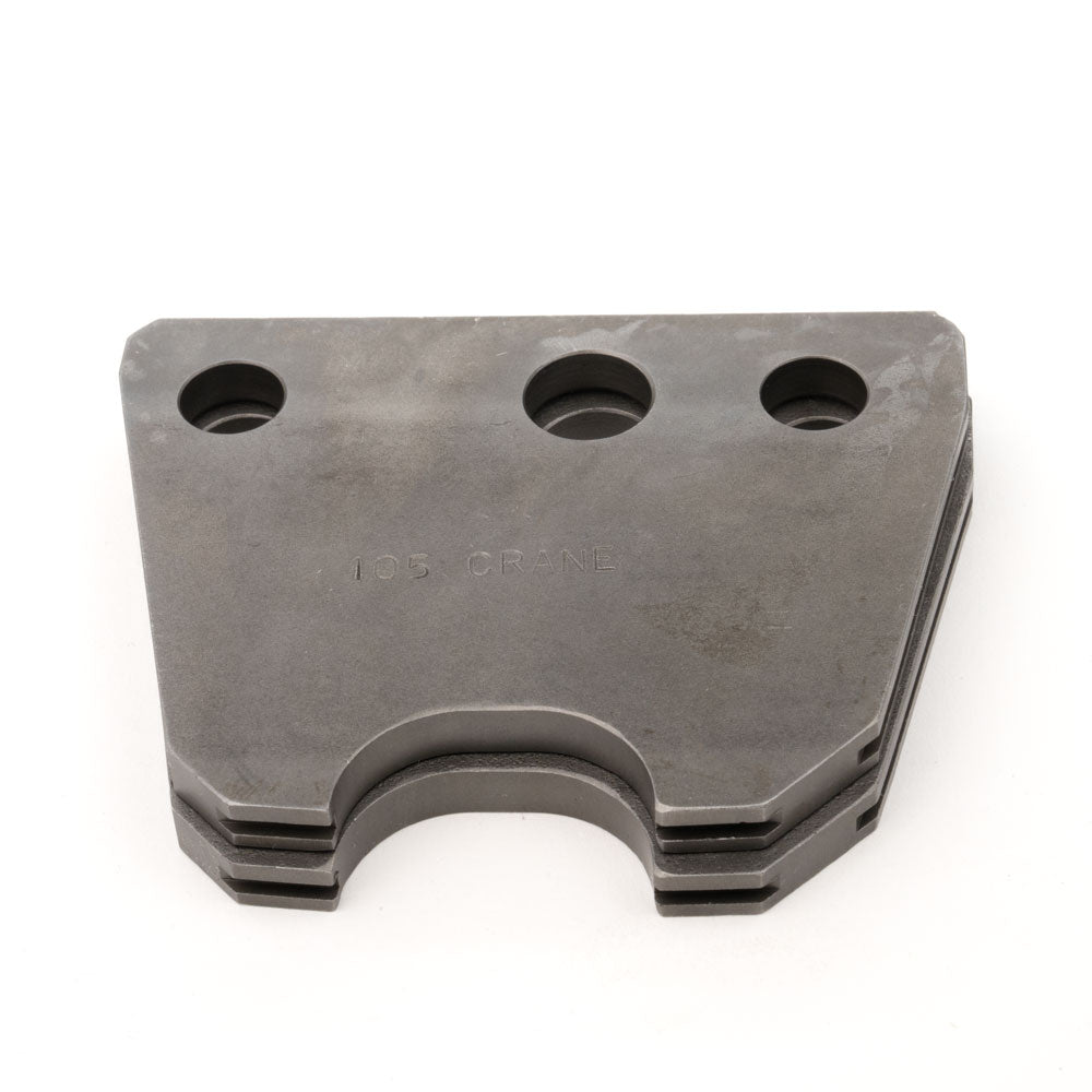 105 LB. Crane Rail Shoes (Gas) 2-13/64 Hole Ht (07470) – Trak-Star